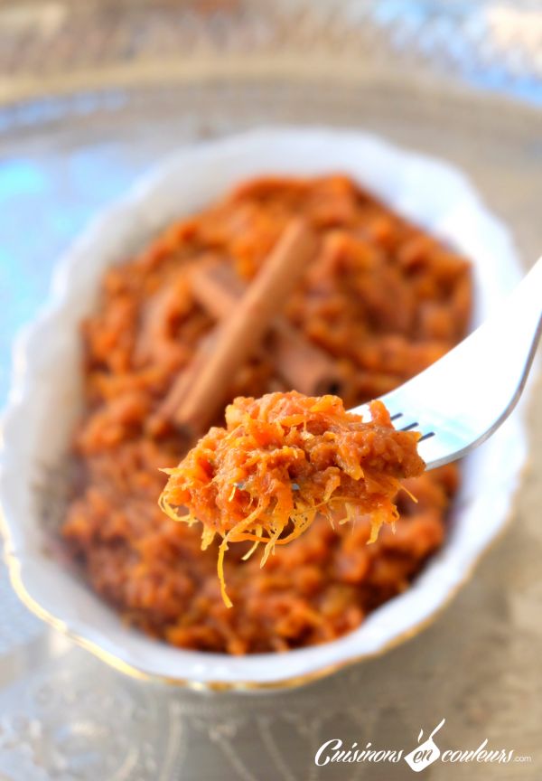 Gar'a M'asla, citrouille confite à la marocaine - Cuisinons En Couleurs