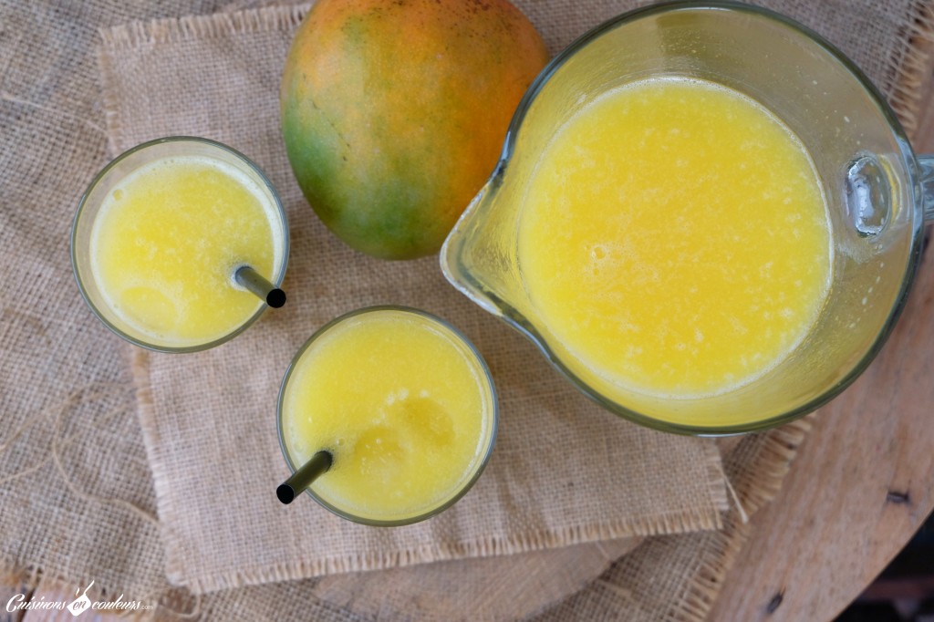Agua de mango, un jus à la mangue venu tout droit du Mexique ...