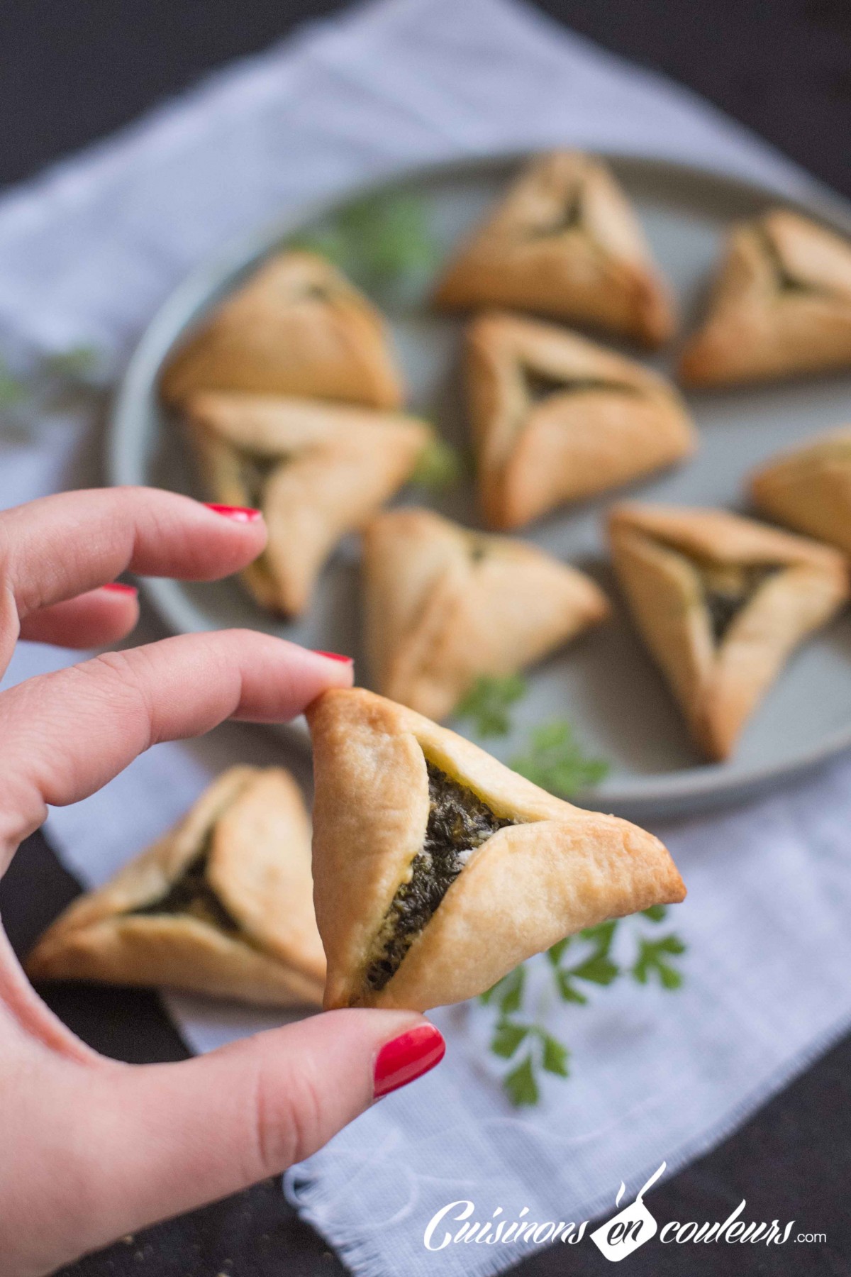 Fatayers aux épinards et à la feta - Cuisinons En Couleurs