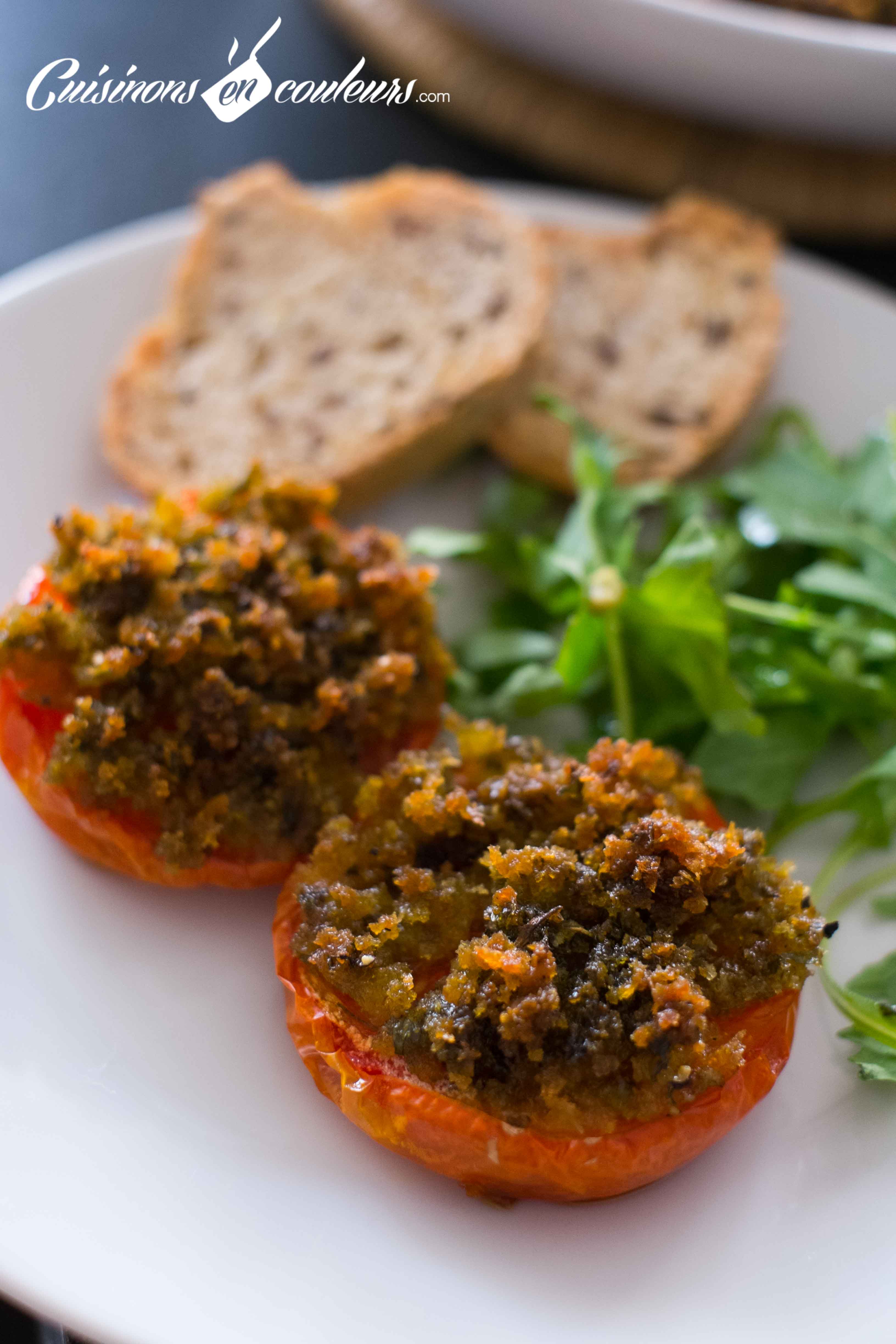 Tomates à la provençale - Cuisinons En Couleurs