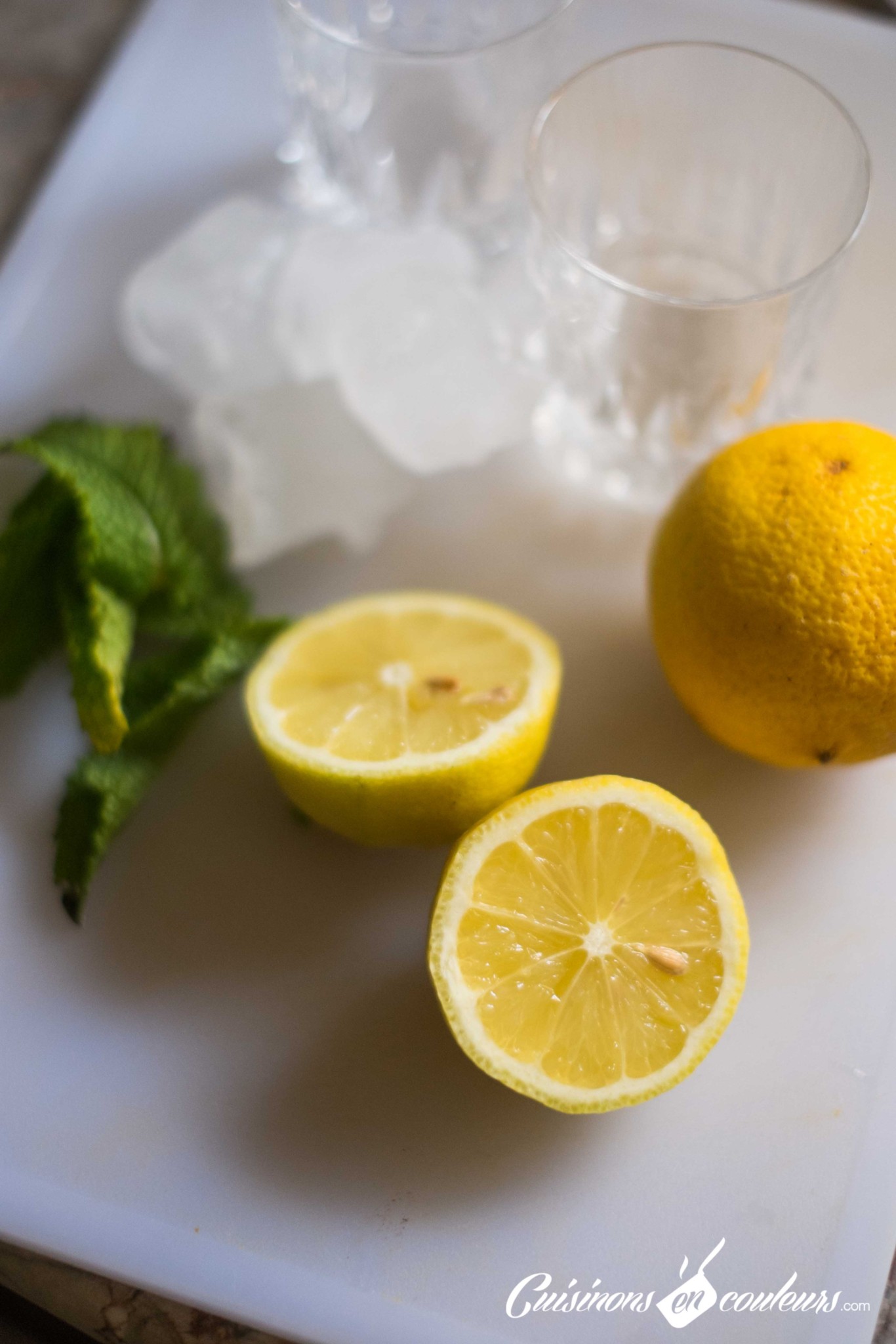 Lemon mint, une citronnade à la menthe - Cuisinons En Couleurs
