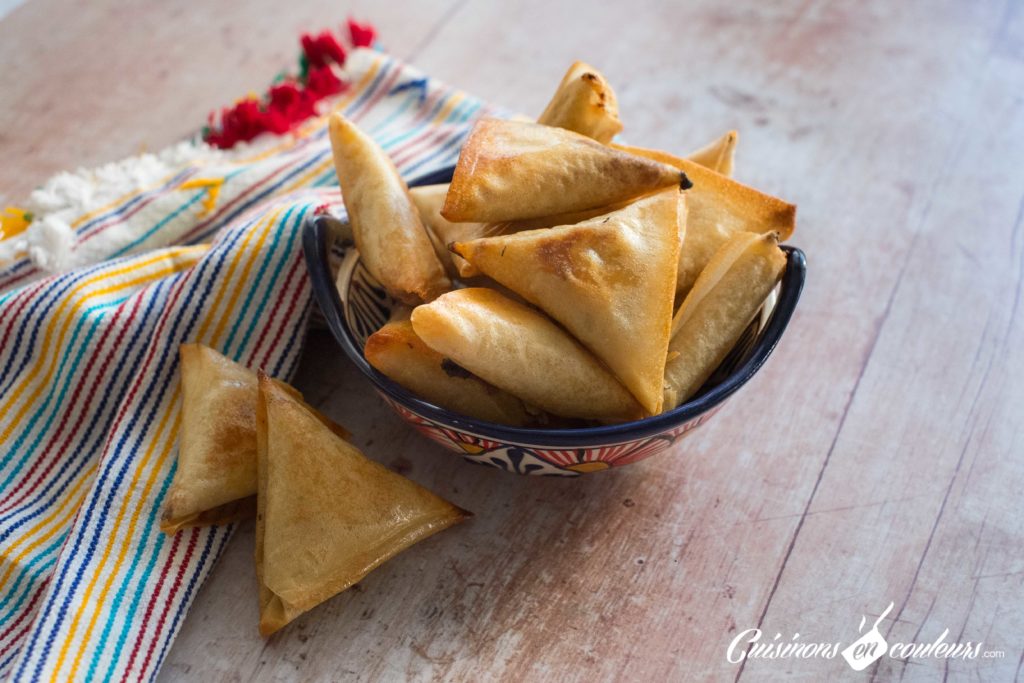 Briouates au fromage et aux oignons - Cuisinons En Couleurs
