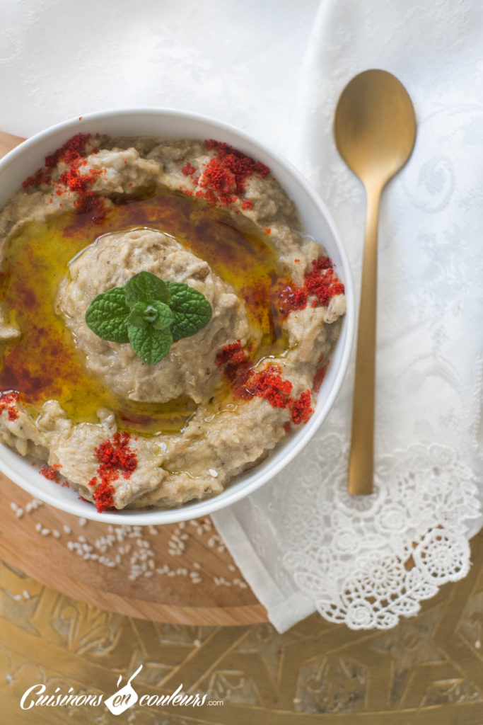 Moutabal d'aubergines - Cuisinons En Couleurs