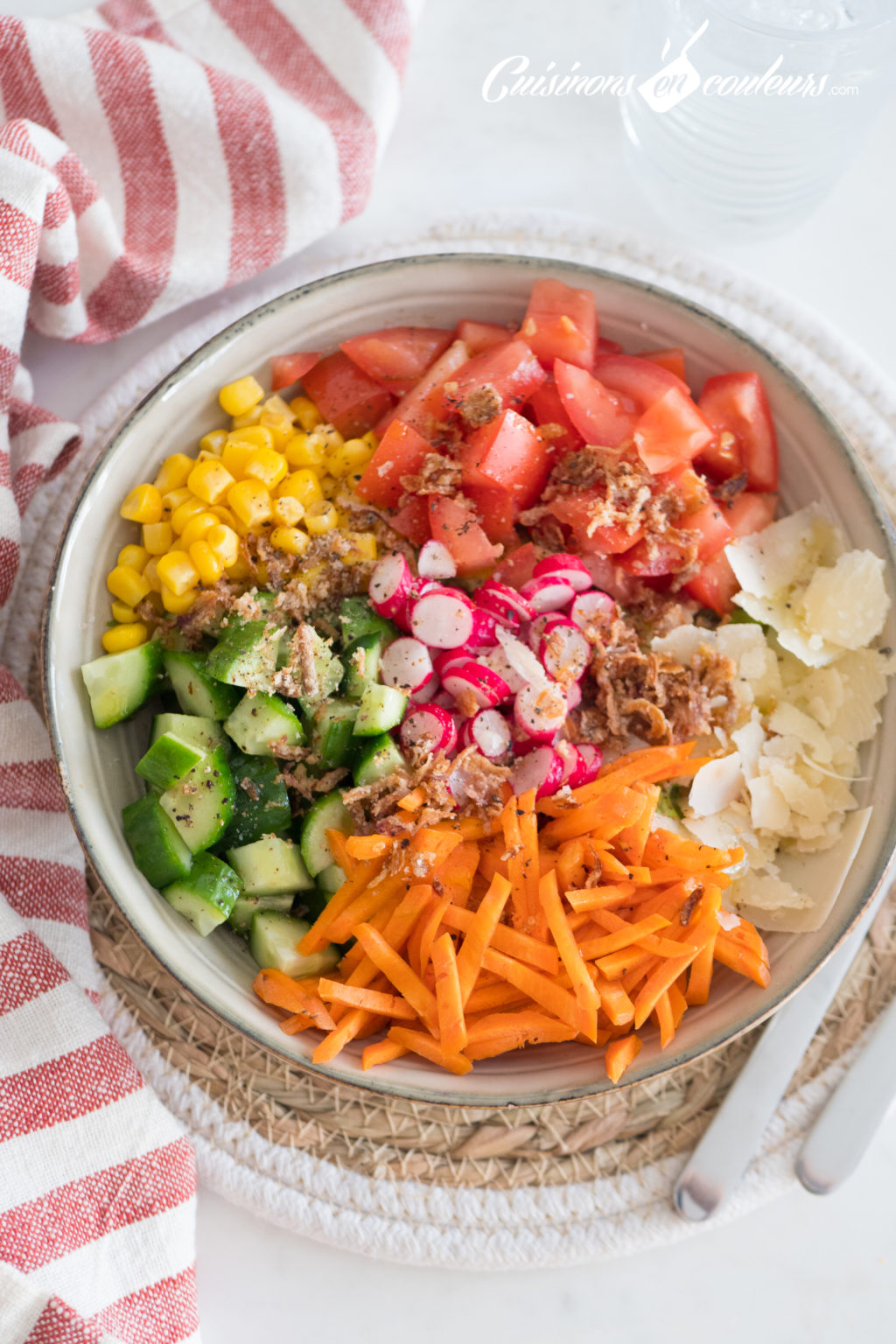 Salade composée, appelée aussi Salad Bowl - Cuisinons En Couleurs