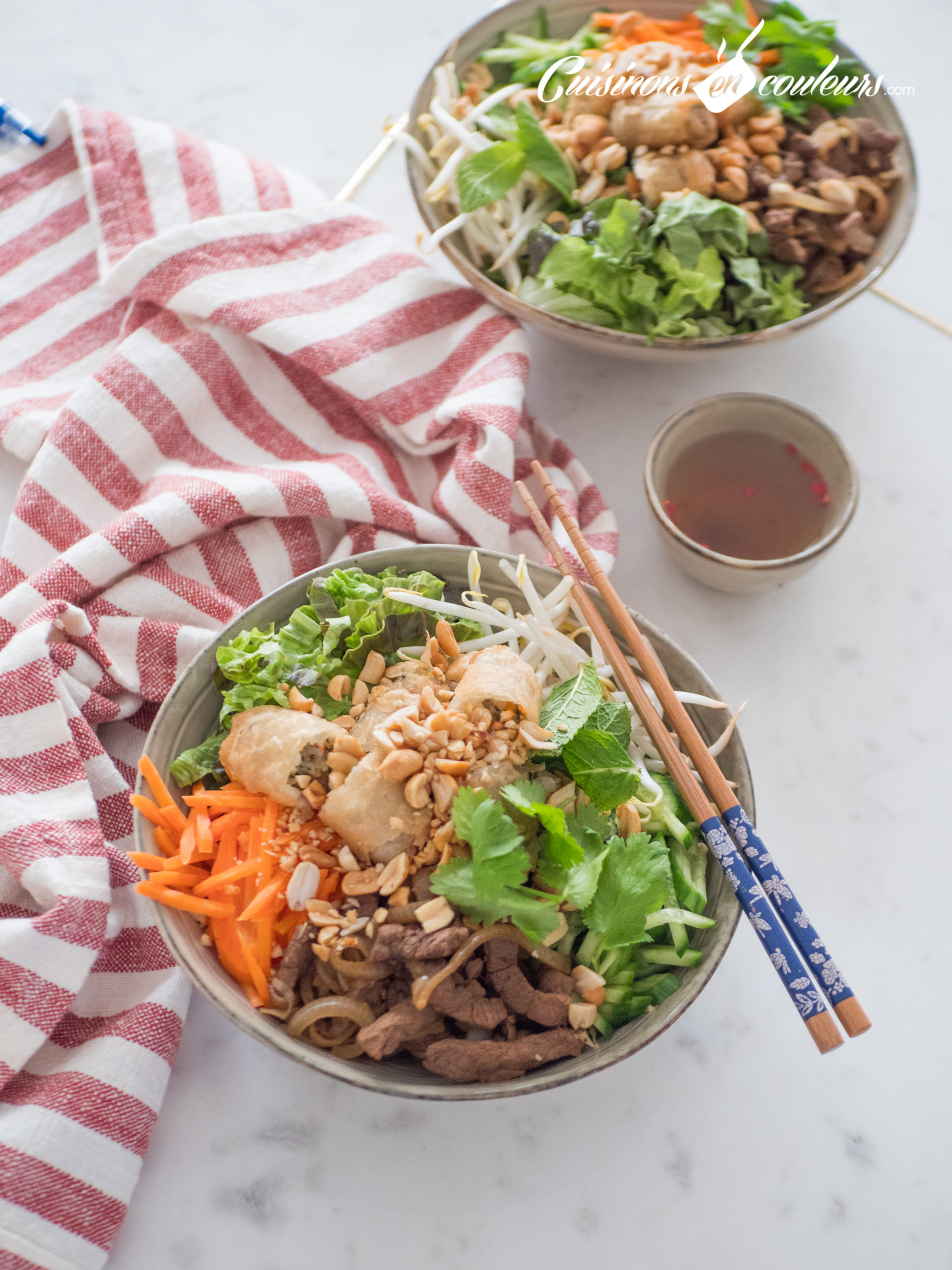 Bo Bun maison, HYPER facile et DÉLICIEUX ! - Cuisinons En Couleurs