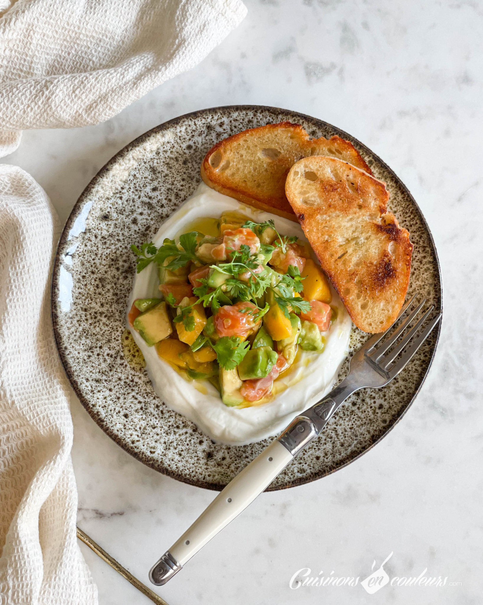 Ceviche de saumon à l’avocat et à la mangue - Cuisinons En Couleurs