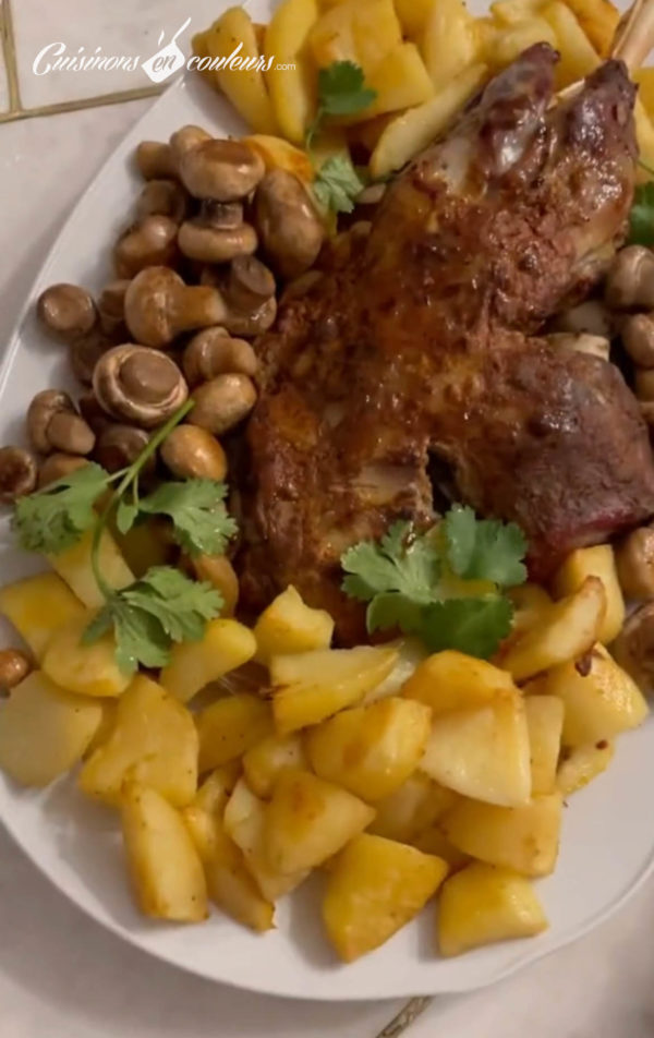 Gigot d'Agneau Rôti - Cuisinons En Couleurs