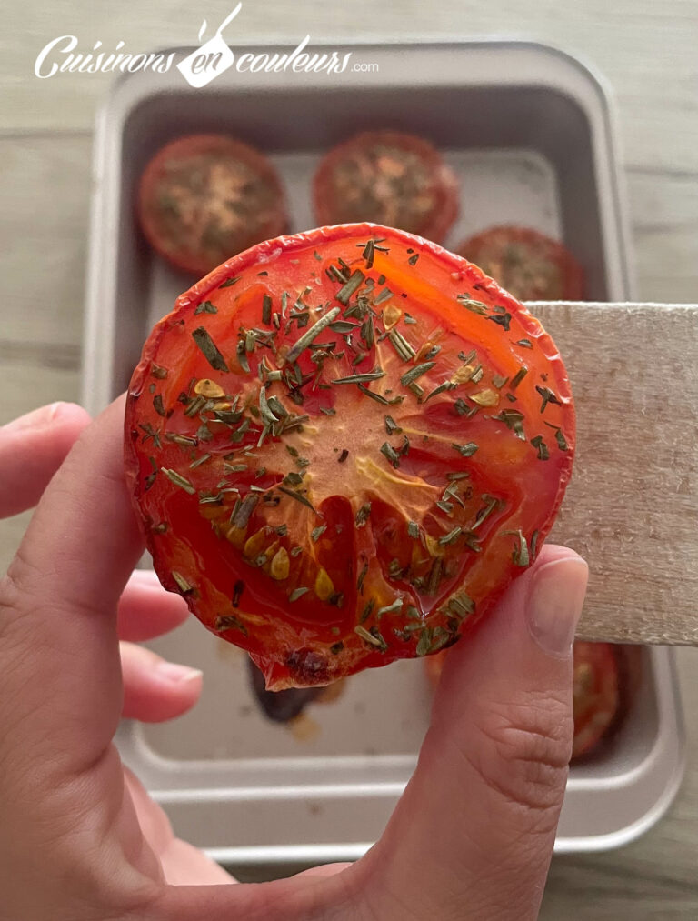 Tomates rôties aux herbes de Provence - Cuisinons En Couleurs