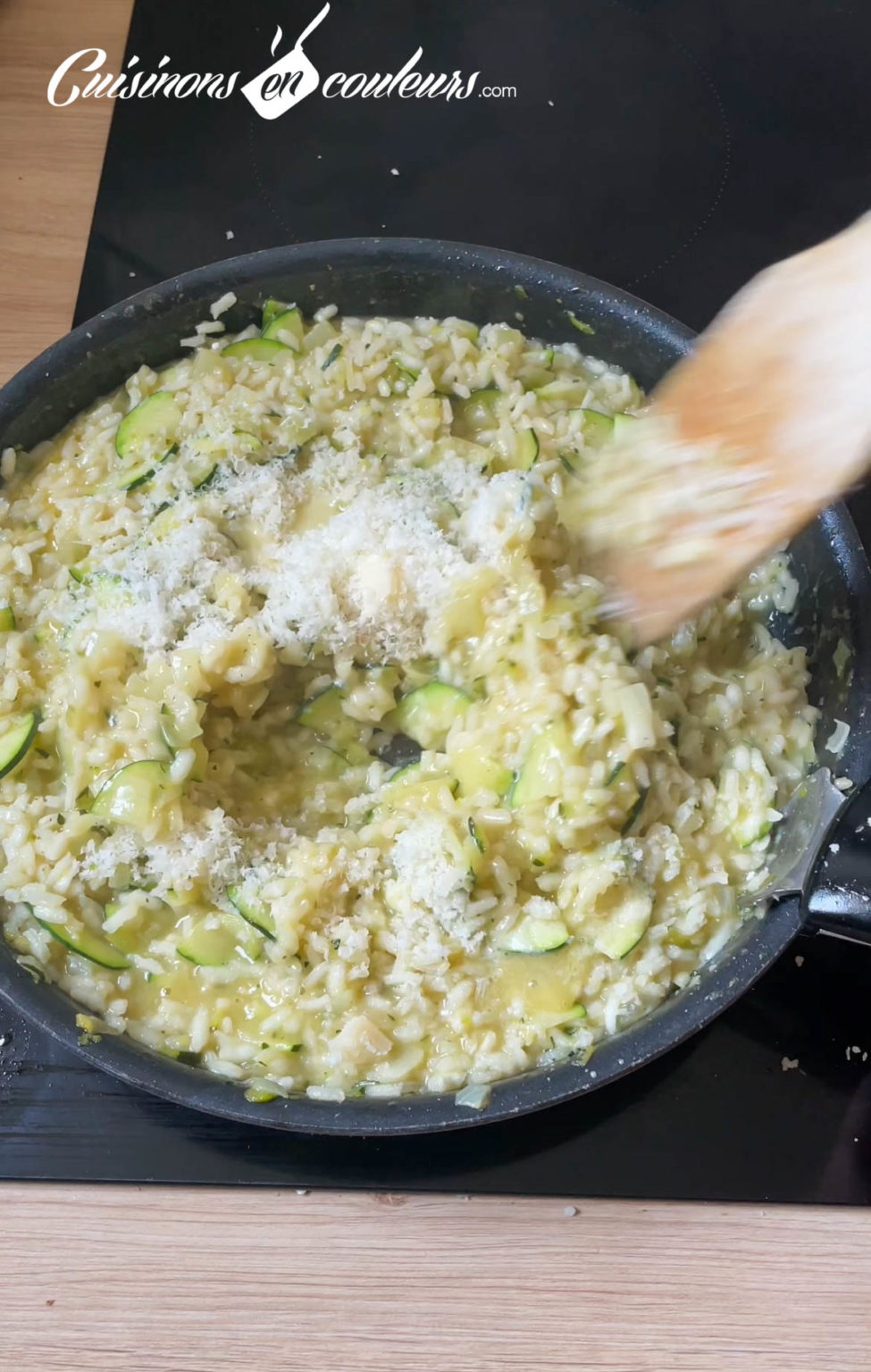 Risotto aux courgettes - Cuisinons En Couleurs