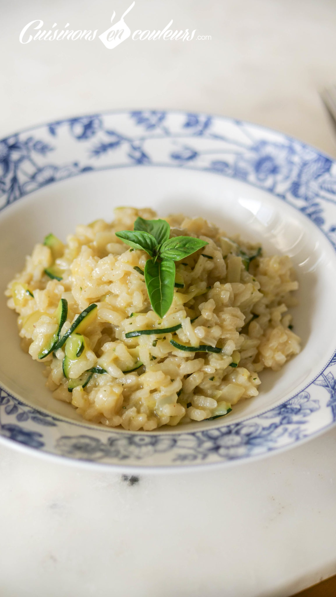 Risotto aux courgettes - Cuisinons En Couleurs