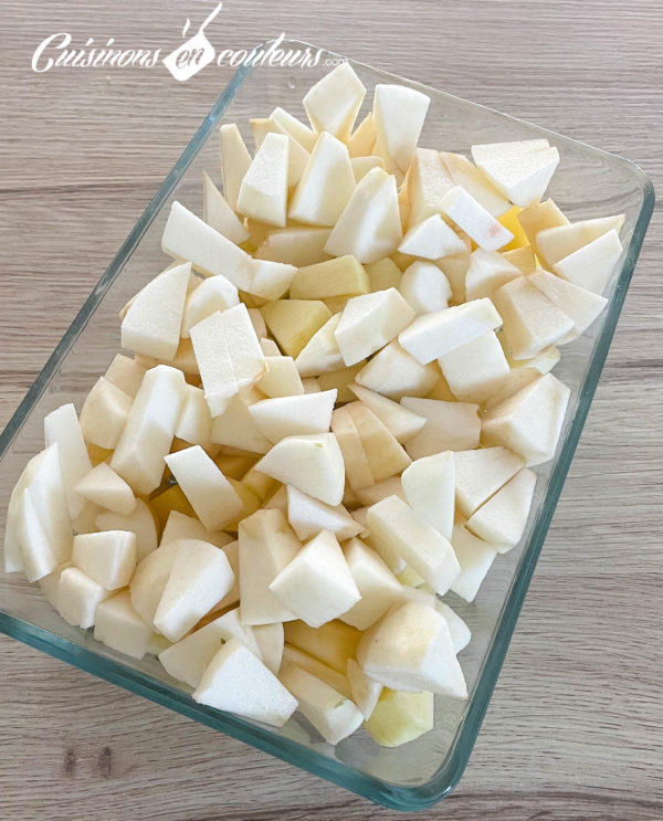 Crumble aux pommes - Cuisinons En Couleurs