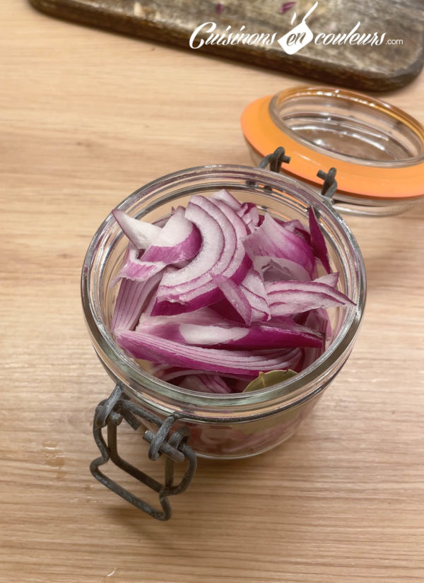 Pickles d'oignons rouges - Cuisinons En Couleurs