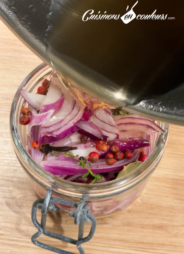 Pickles d'oignons rouges - Cuisinons En Couleurs