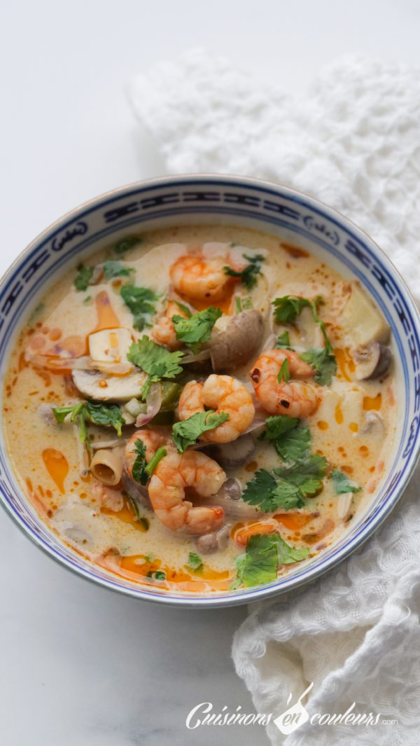 Soupe De Crevette Au Lait De Coco