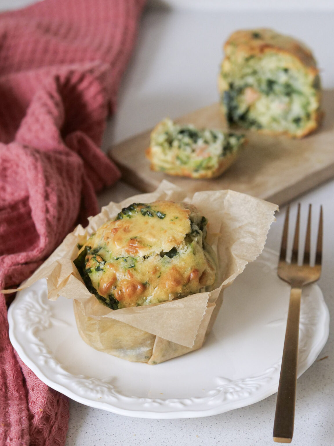 Muffins au saumon fumé et aux épinards - Cuisinons En Couleurs